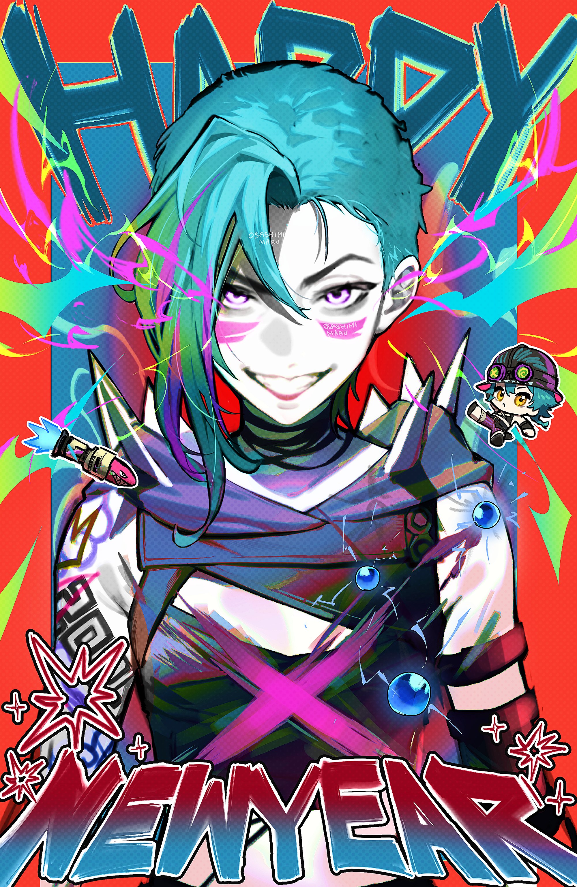 The Big ImageBoard (TBIB) - 2girls absurdres arcane: league of legends ...