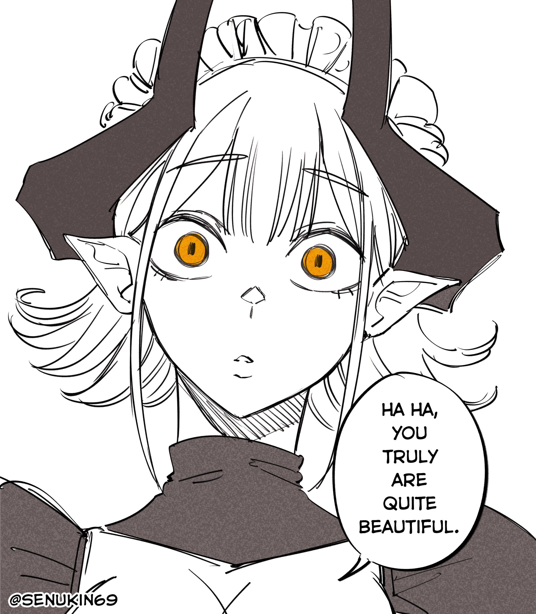 The Big ImageBoard (TBIB) - 1girl commentary english text greyscale ...