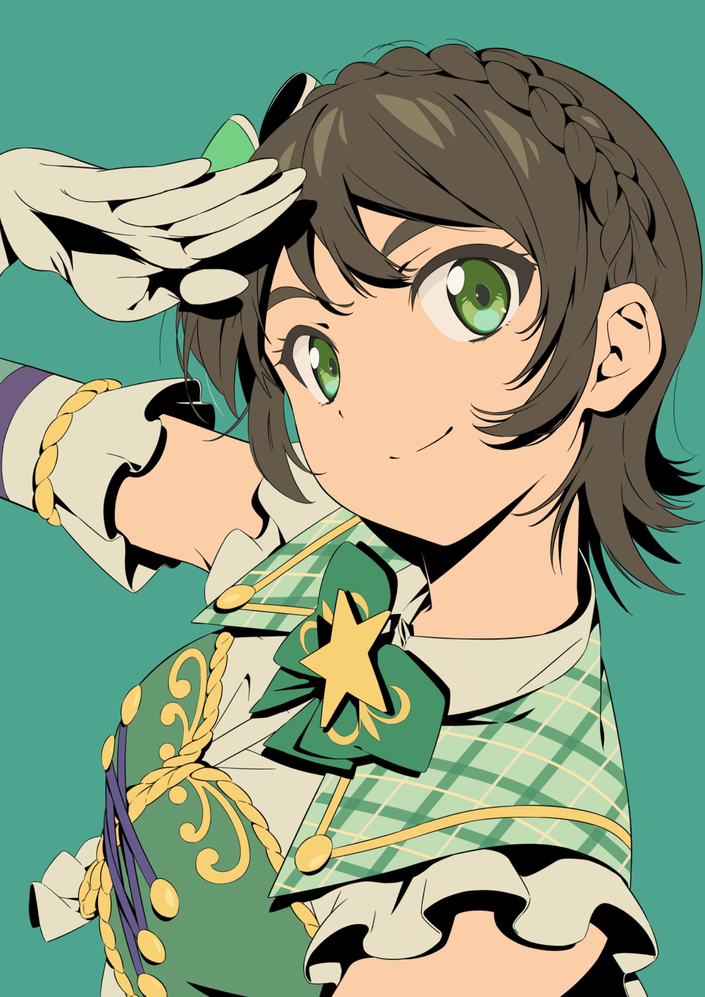 The Big ImageBoard (TBIB) - 1girl aikatsu! aikatsu! (series) bow braid breasts brown hair crown ...