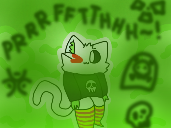 The Big ImageBoard (TBIB) - ambiguous gender big tail biohazard symbol ...