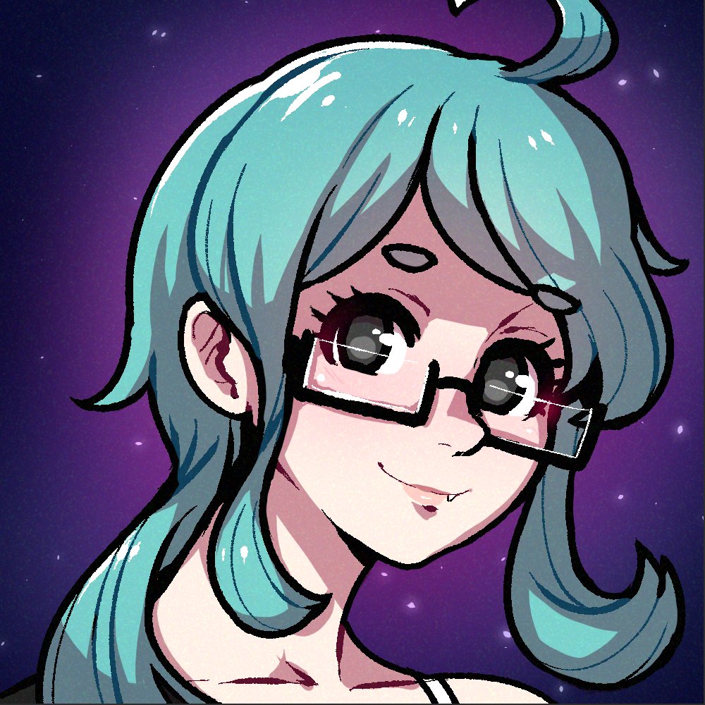 The Big Imageboard Tbib 1girl Ahoge Akairiot Aqua Hair Black Framed