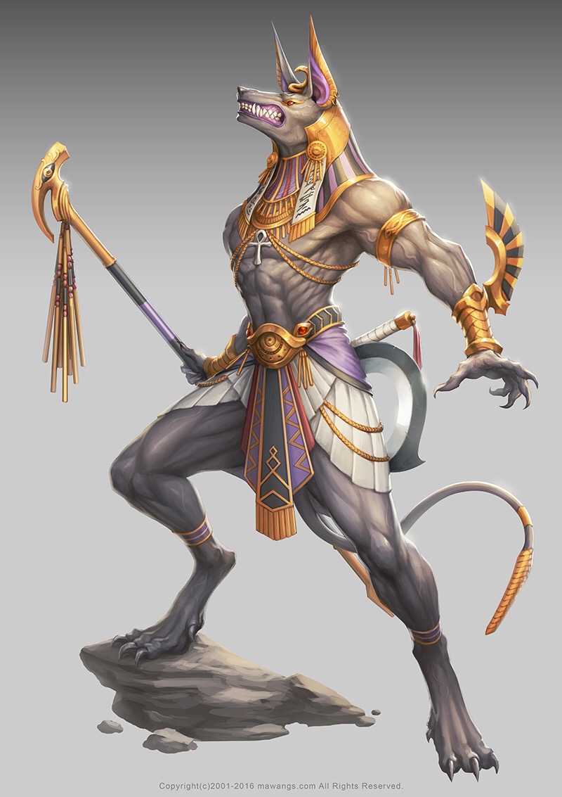 The Big ImageBoard (TBIB) - anthro anubian jackal anubis canid canine canis deity egyptian ...