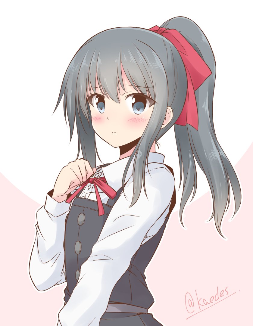 The Big ImageBoard (TBIB) - 1girl alternate hairstyle asashio (kancolle) asashio kai ni ...