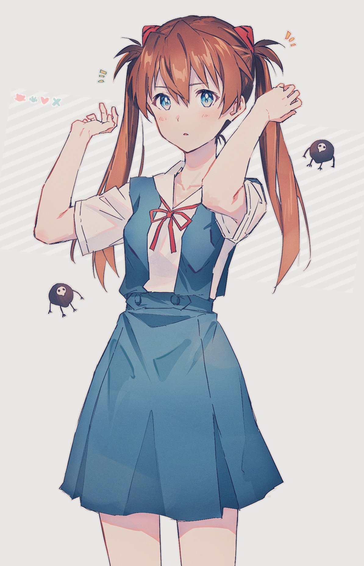The Big ImageBoard (TBIB) - 1girl alternate hairstyle blue eyes brown ...