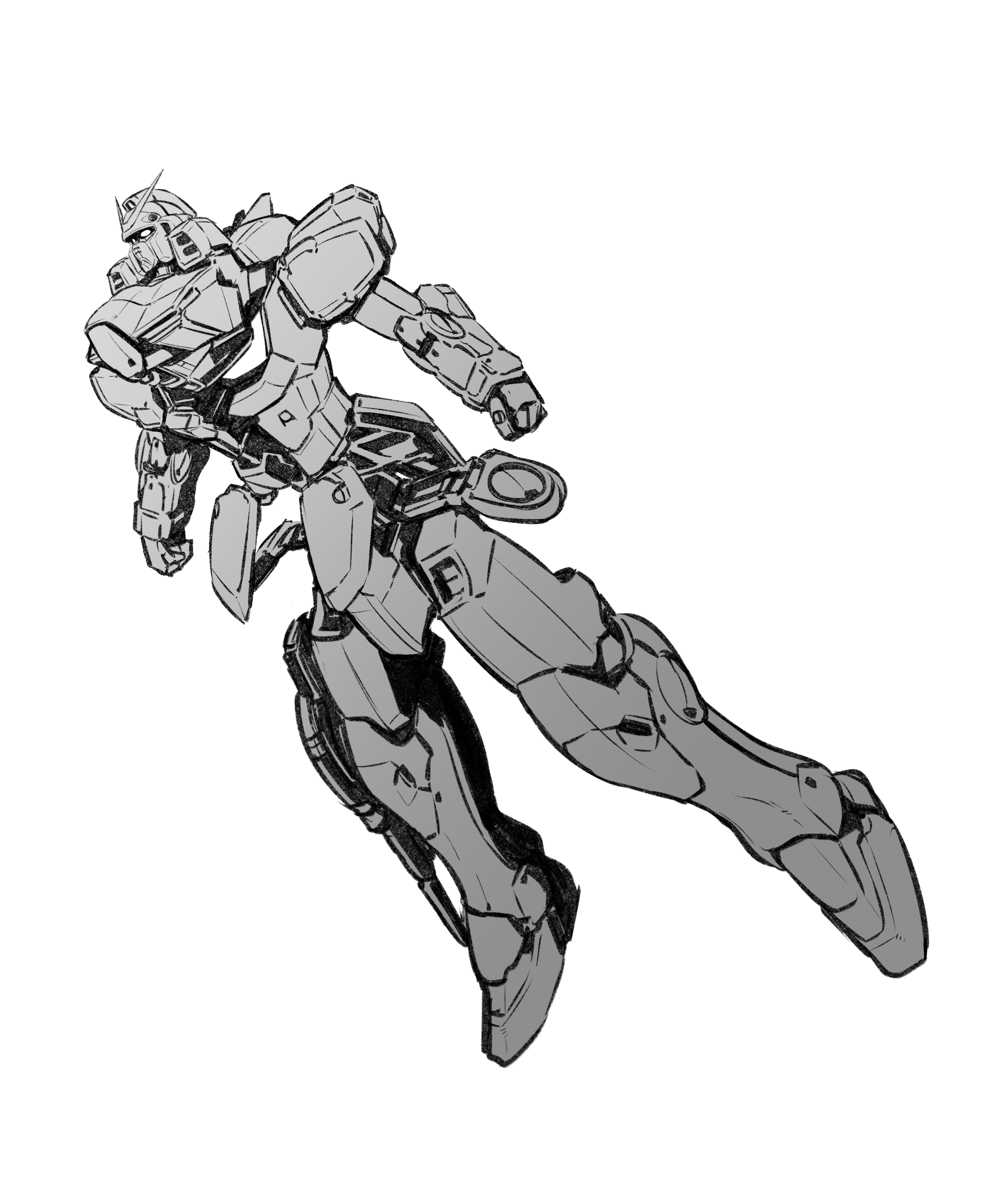 The Big ImageBoard (TBIB) - absurdres clenched hands gattai greyscale ...