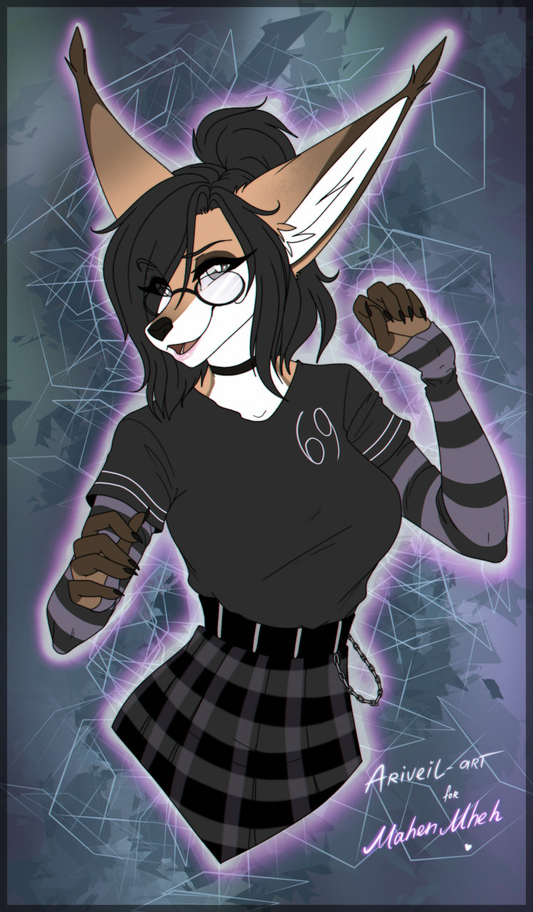 The Big ImageBoard (TBIB) - 2021 5 fingers anthro ariveil black hair breasts canid canine ...