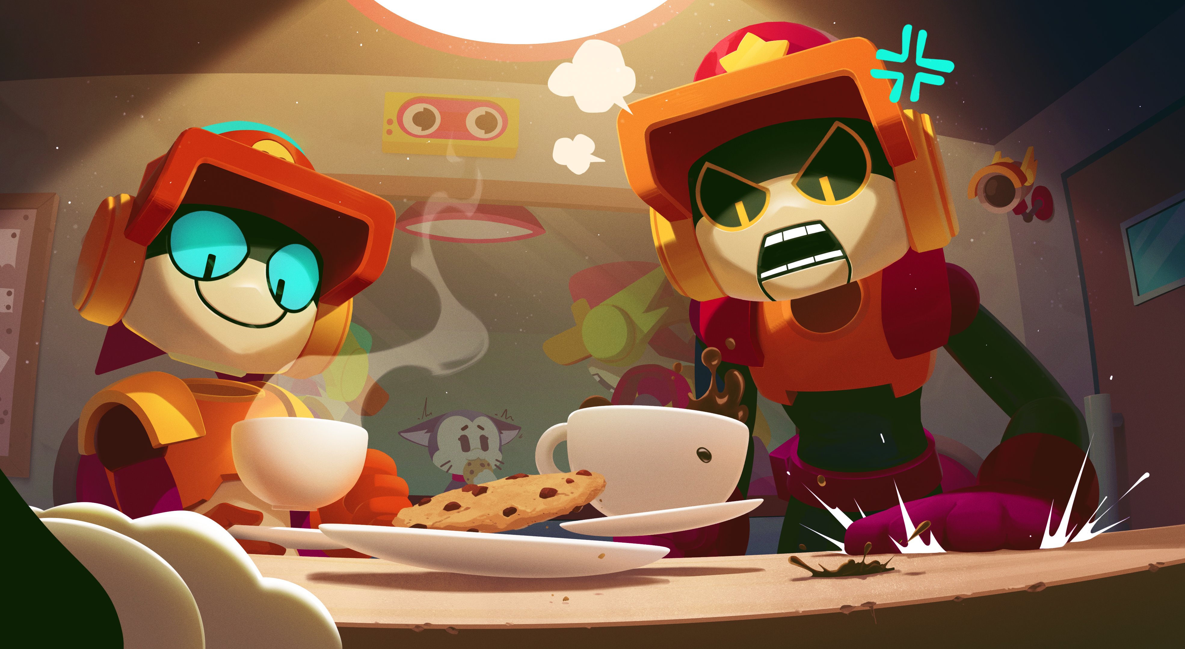 The Big ImageBoard (TBIB) - absurd res angry anthro beverage blue eyes ...