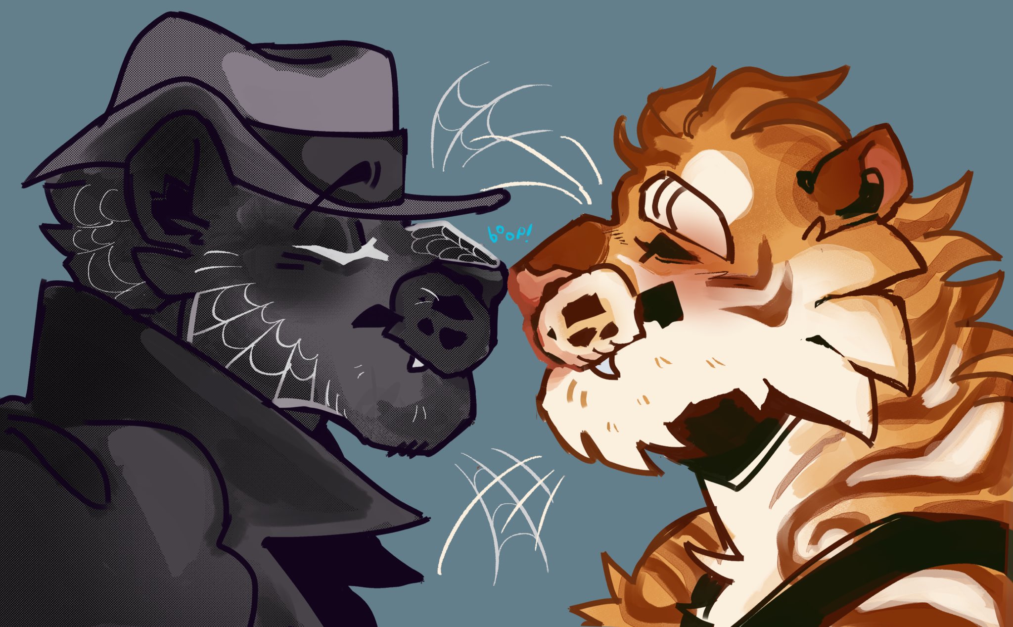 The Big ImageBoard (TBIB) - black body black clothing black coat black fur black topwear blue ...