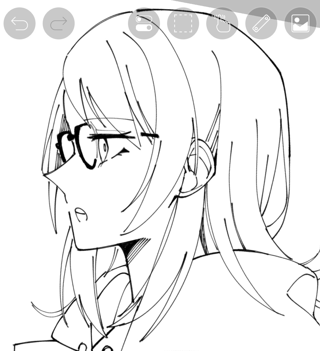 The Big ImageBoard (TBIB) - 1girl art program in frame bang dream! bang dream! it's mygo ...