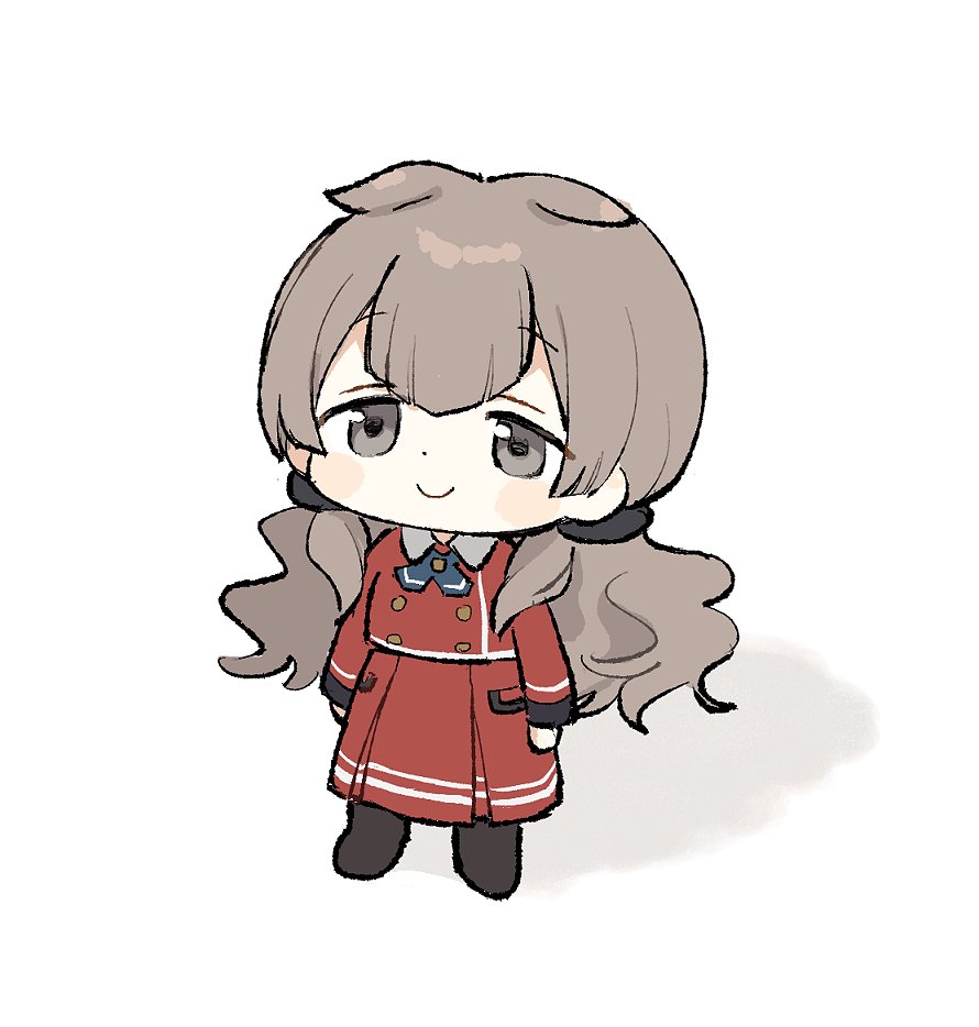 The Big ImageBoard (TBIB) - 1girl boyano brown eyes brown hair chibi ...