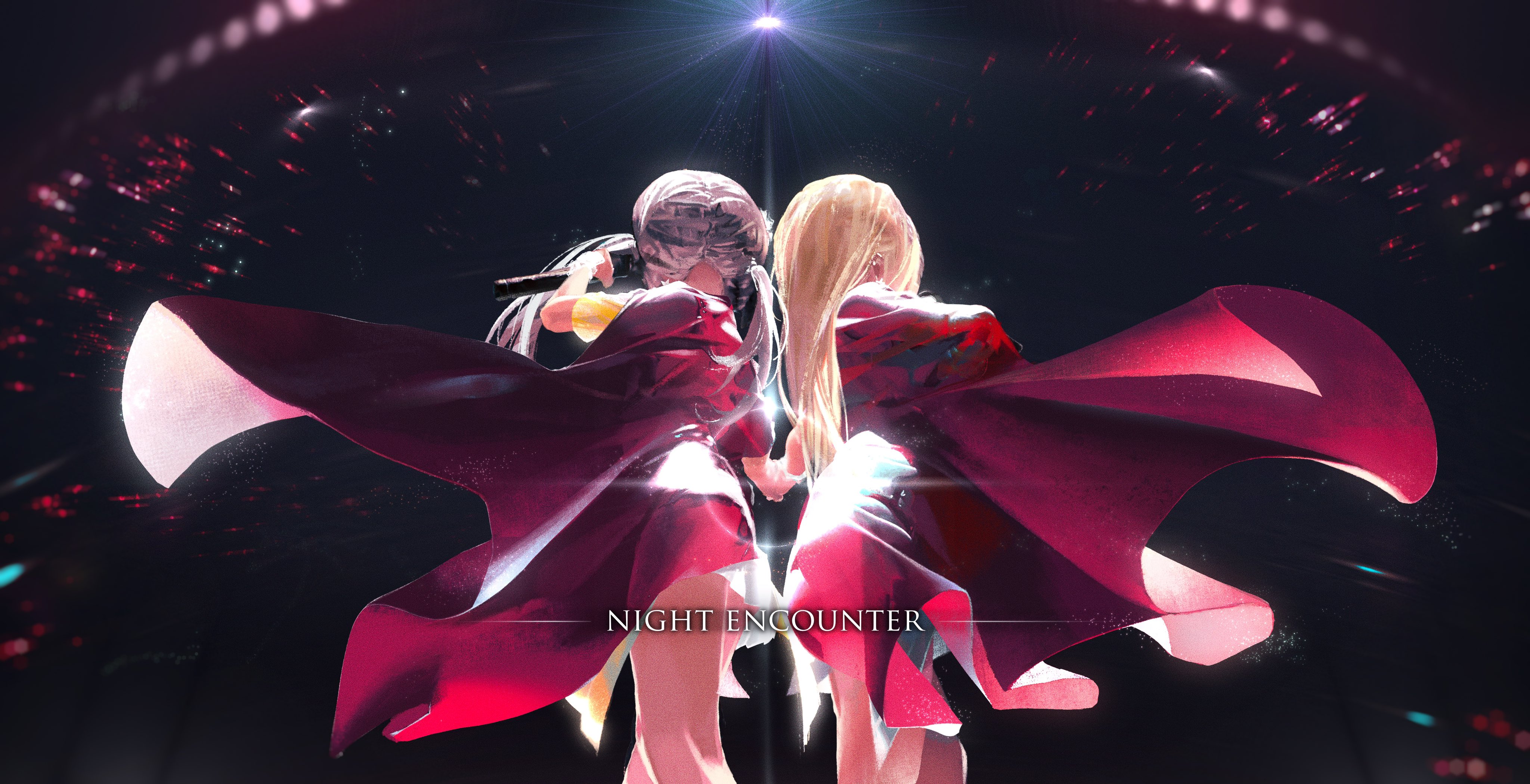 The Big ImageBoard (TBIB) - 2girls absurdres alternate hair length alternate hairstyle blonde ...