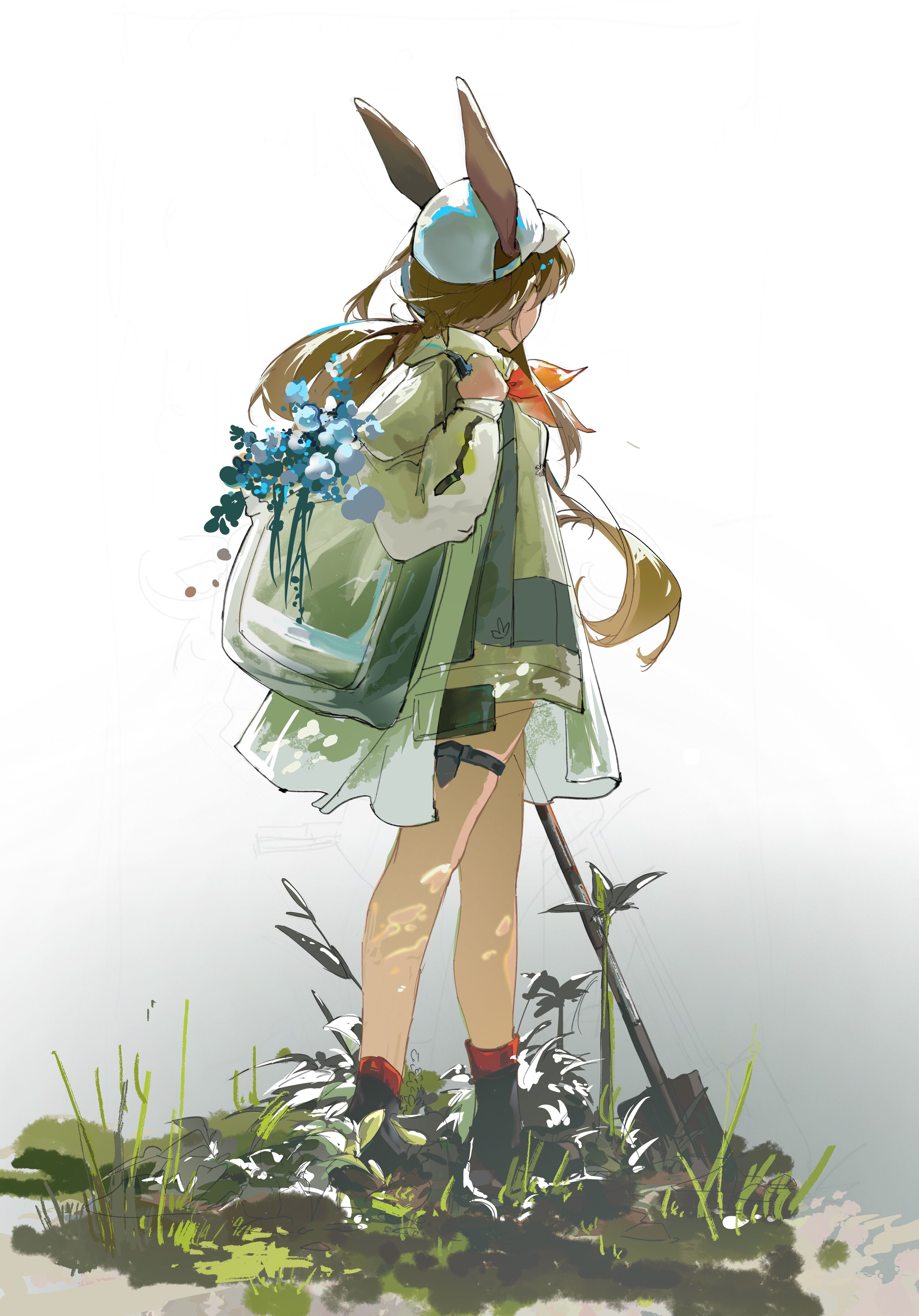 The Big ImageBoard (TBIB) - 1girl absurdres amiya (arknights) amiya (planter) (arknights) animal ...