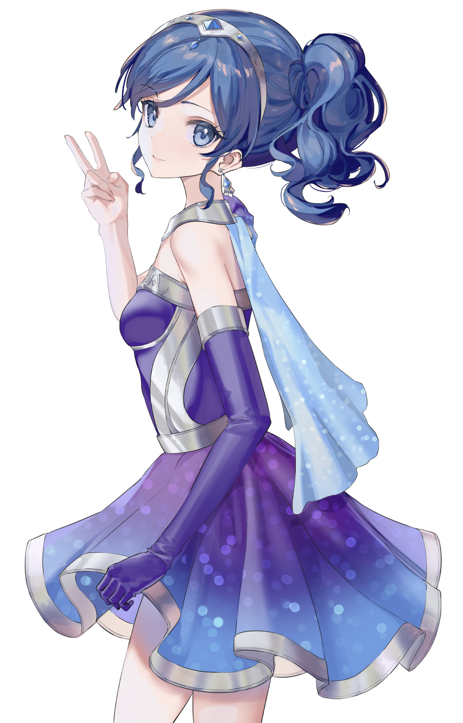 The Big ImageBoard (TBIB) - 1girl aikatsu! aikatsu! (series) blue eyes blue gemstone blue hair ...