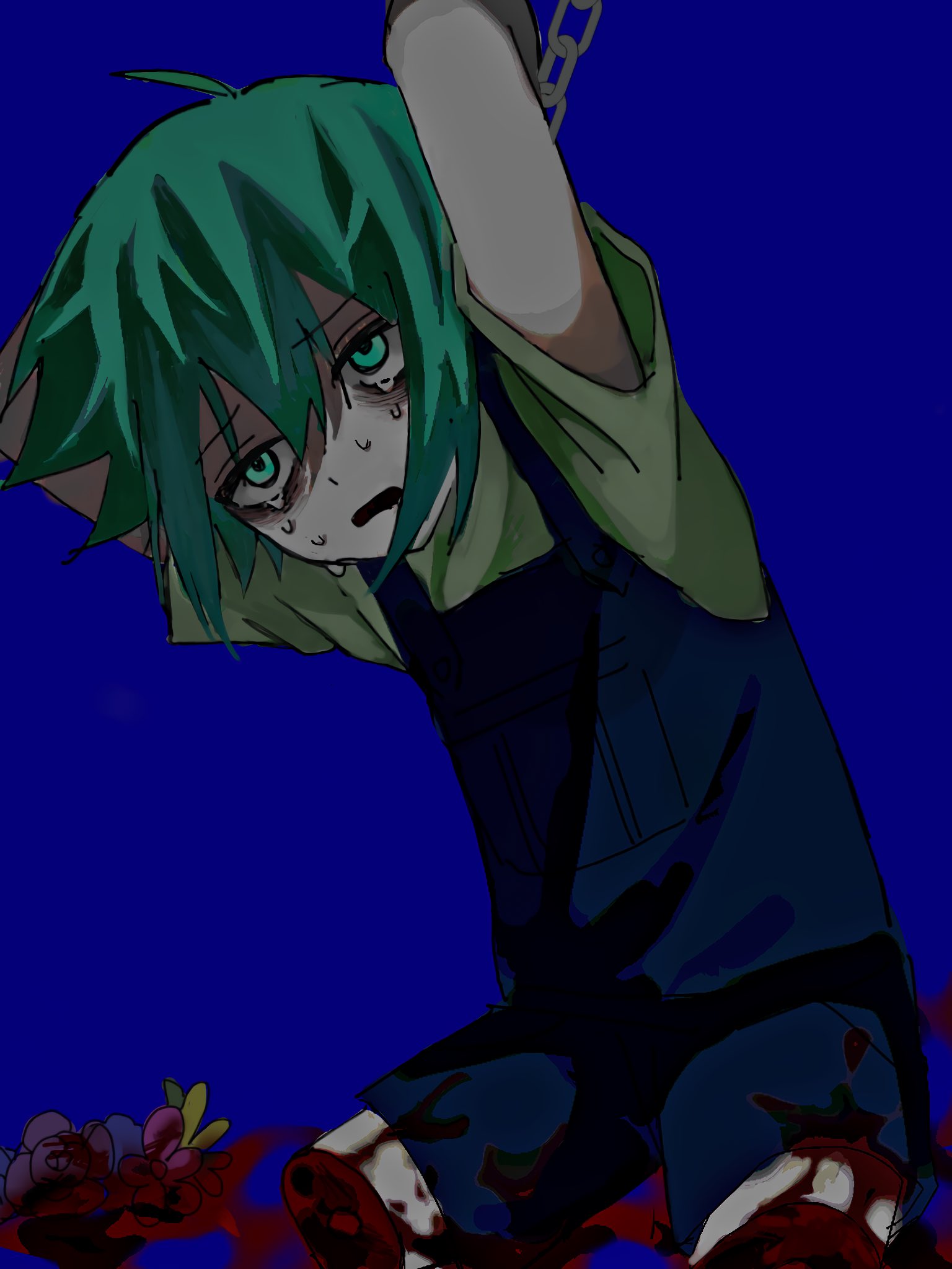 The Big ImageBoard (TBIB) - 1boy ahoge amputee basil (headspace) (omori ...