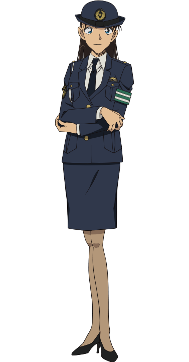 The Big ImageBoard (TBIB) - 1girl armband black hair black necktie black shoes blue eyes blue ...