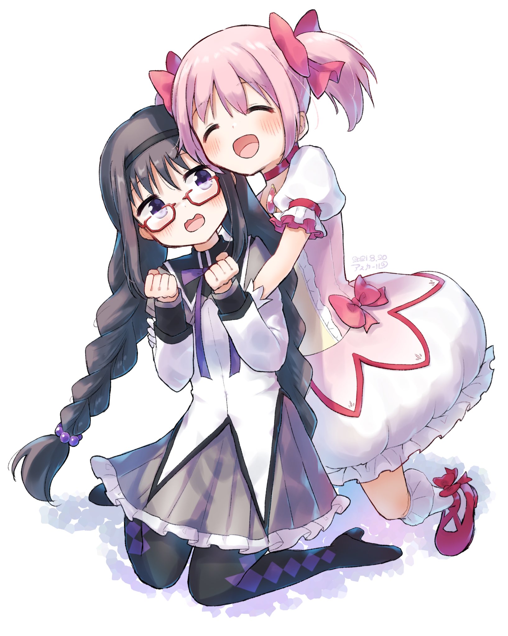 The Big ImageBoard (TBIB) - 2girls akemi homura akemi homura (magical girl) asukaru (magika ru ...