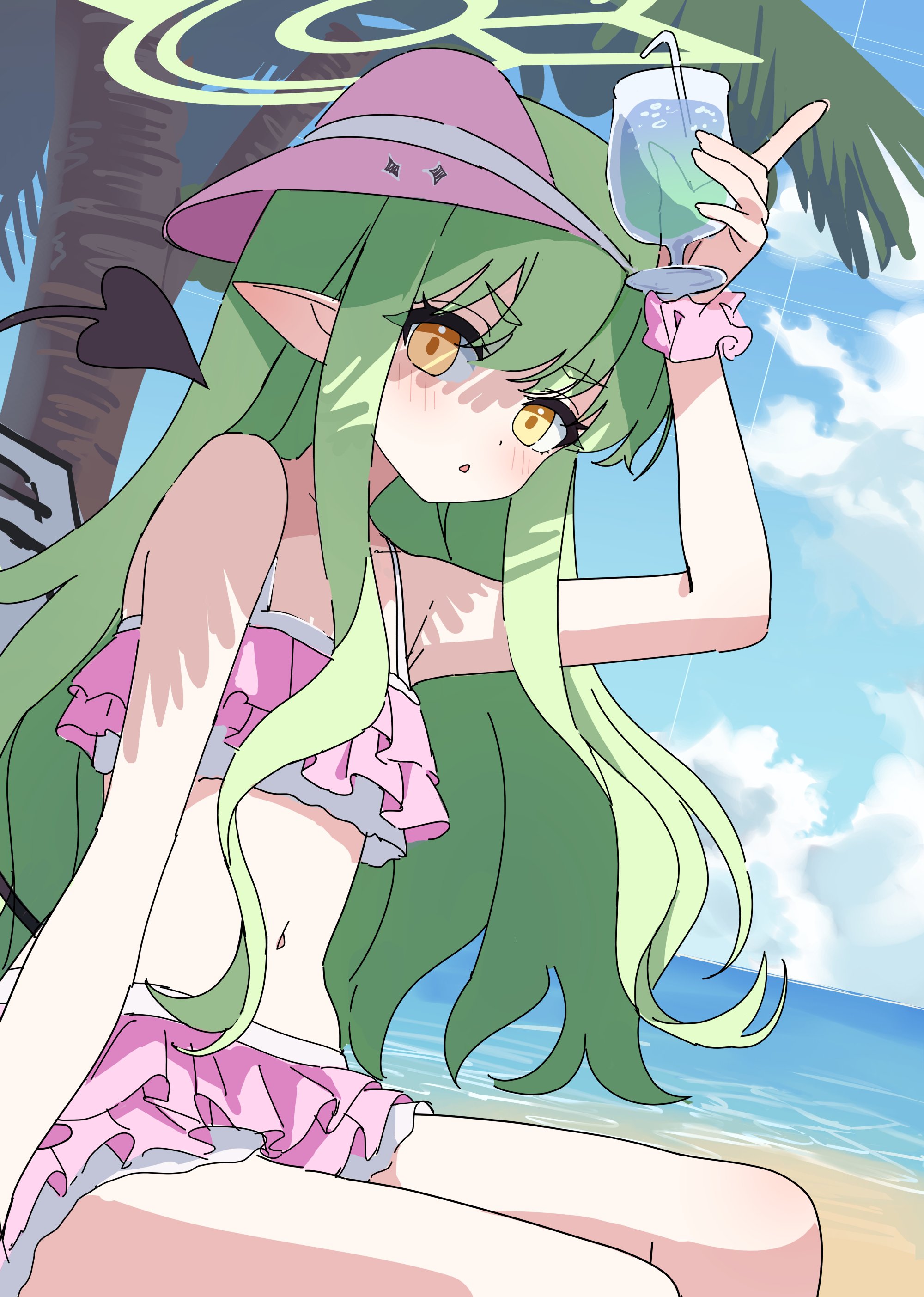 The Big ImageBoard (TBIB) - 1girl absurdres alternate costume beach ...