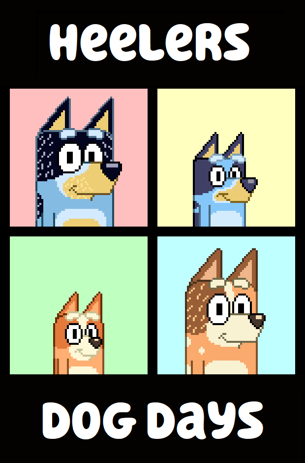The Big ImageBoard (TBIB) - 2021 anthro australian cattle dog bingo heeler blue background bluey ...