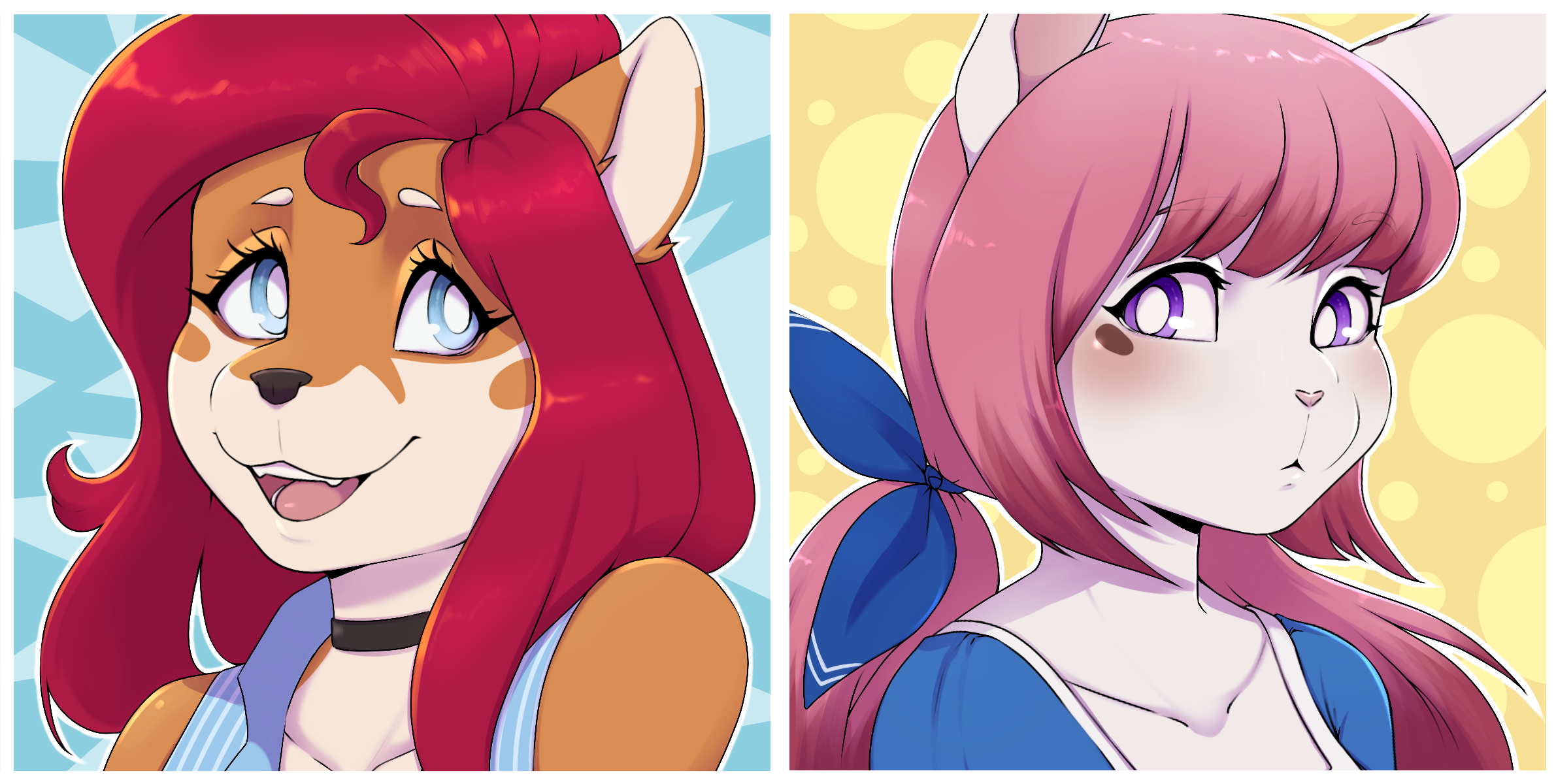 The Big ImageBoard (TBIB) - 2021 anthro bailee (nikoyishi) blue eyes blush brown body brown fur ...