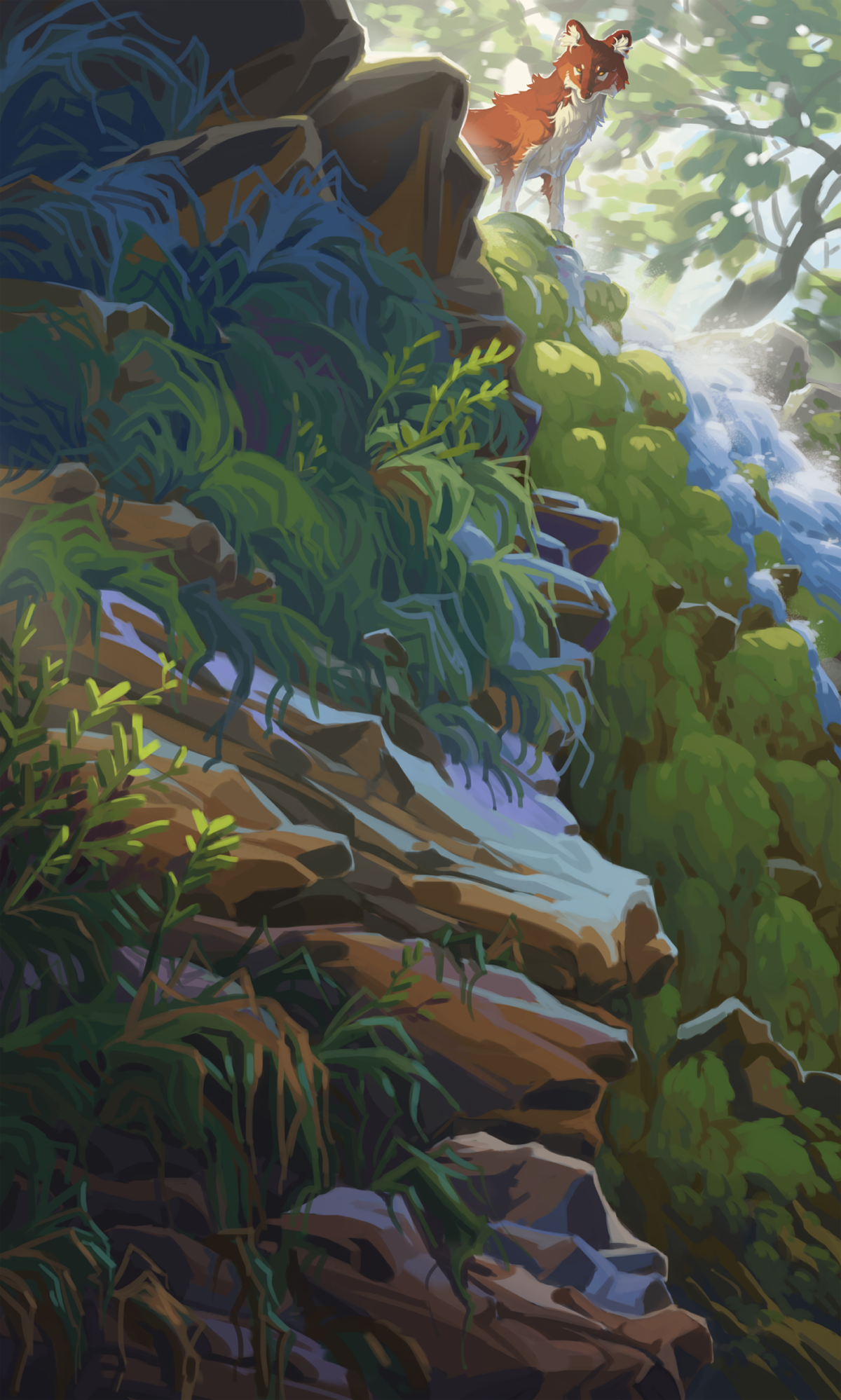 The Big ImageBoard (TBIB) - 2021 ambiguous gender canid canine day detailed background digital ...