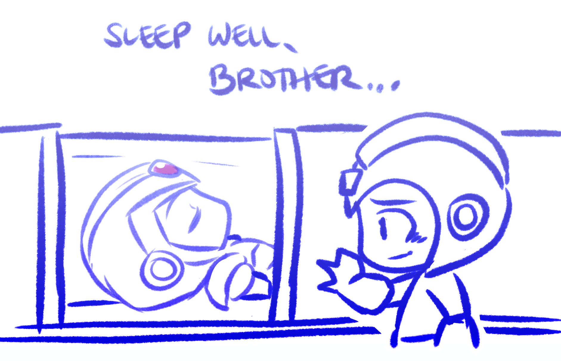 The Big ImageBoard (TBIB) - 2boys android chibi closed eyes closed ...