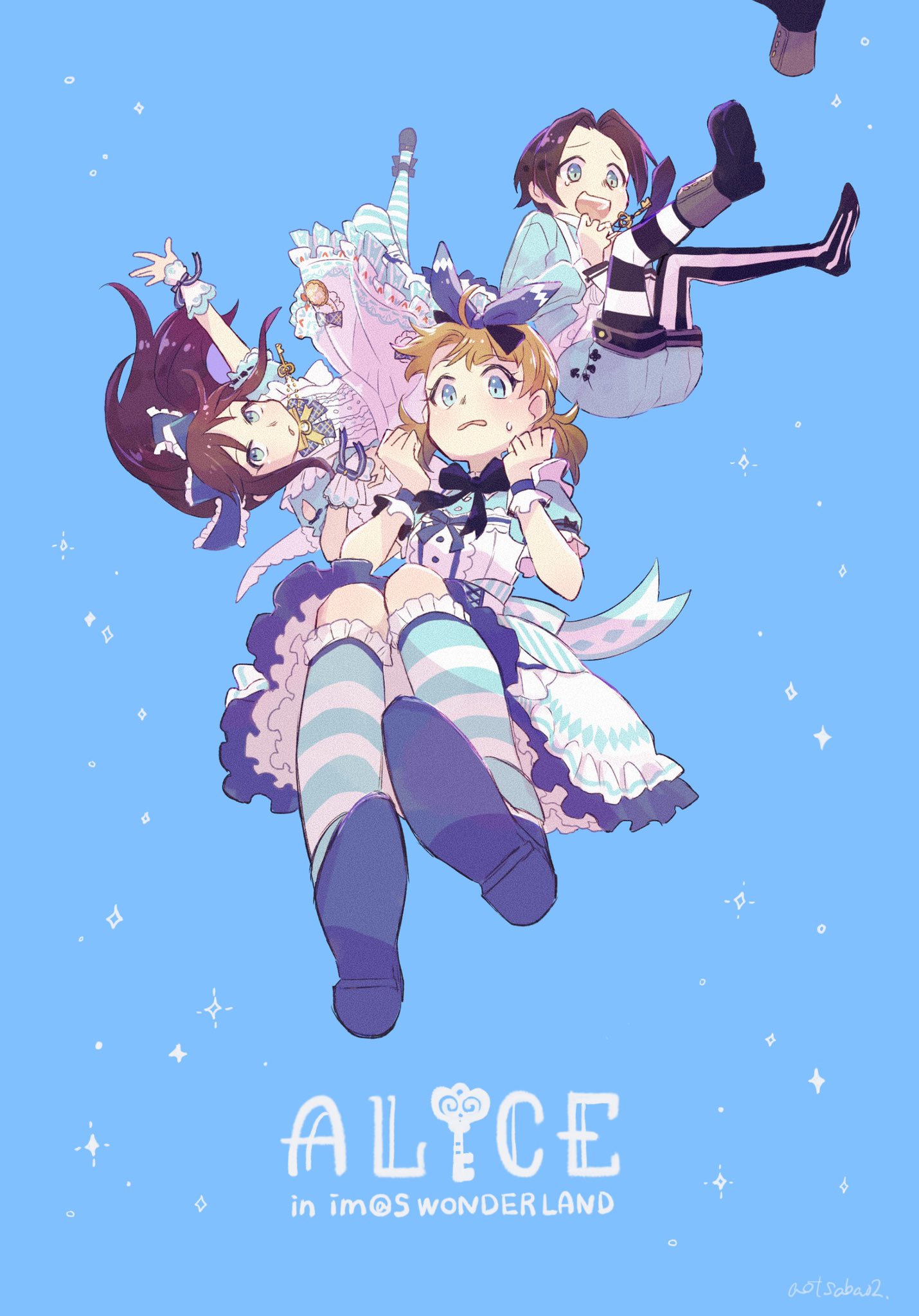 The Big ImageBoard (TBIB) - 1boy 2girls alice (alice in wonderland ...