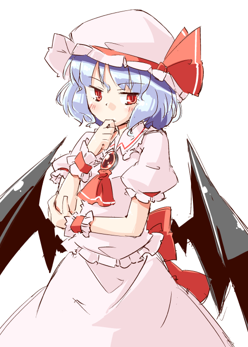 The Big Imageboard Tbib 1girl Arnest Ascot Back Bow Bangs Bat Wings