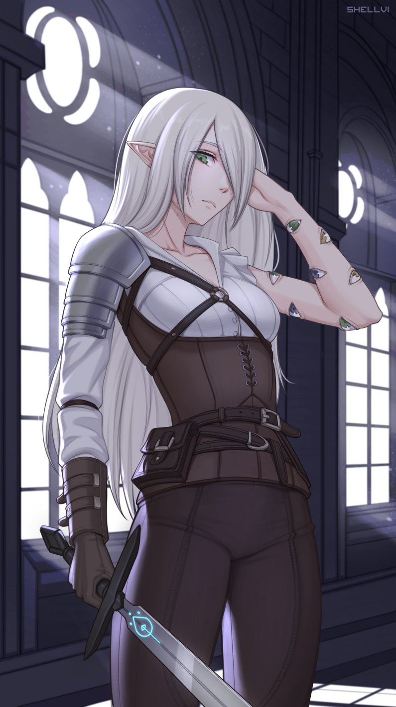 The Big ImageBoard (TBIB) - 1girl alathriel (laughing orca) armor ...