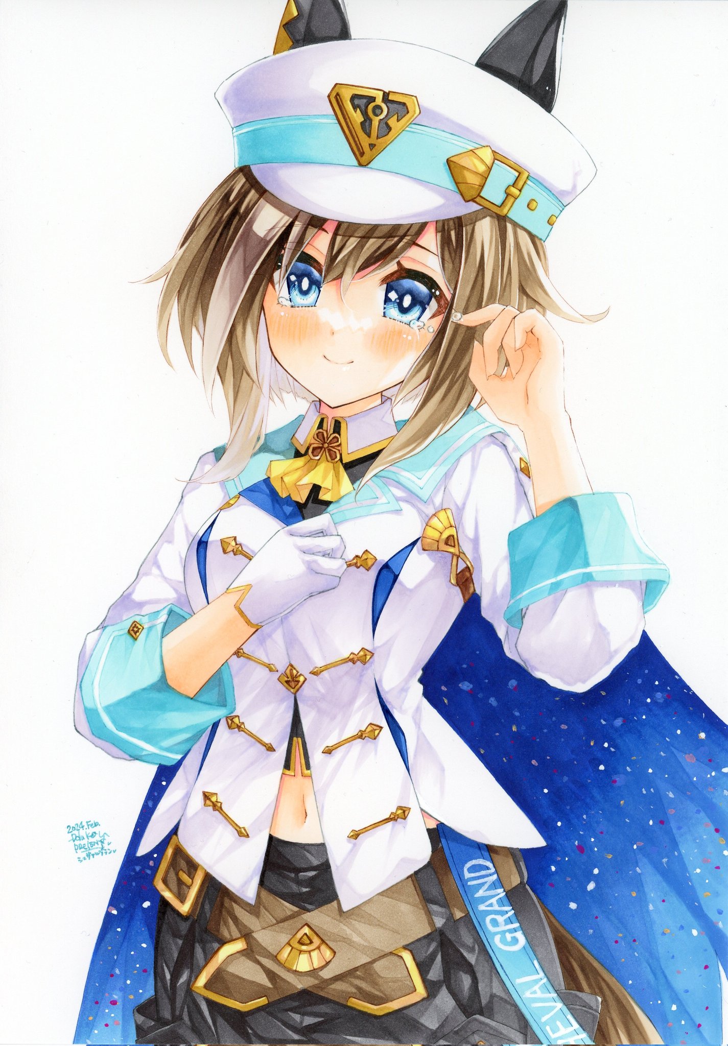 The Big ImageBoard (TBIB) - 1girl animal ears belt blue eyes blush ...