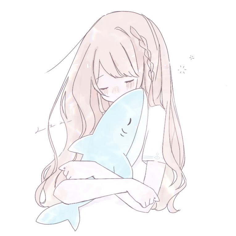 The Big ImageBoard (TBIB) - 1girl blush braid brown hair closed eyes ...