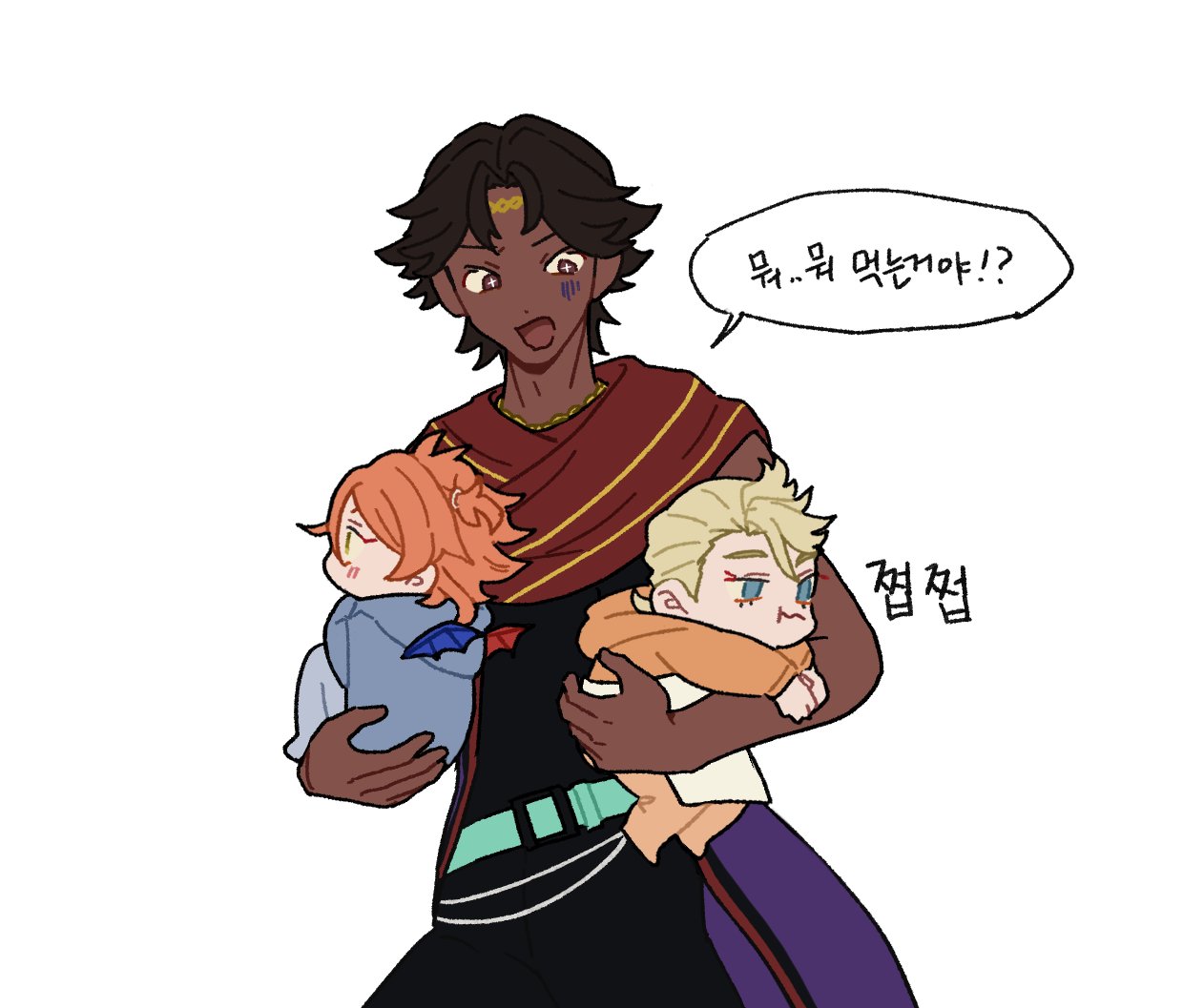 The Big ImageBoard (TBIB) - 3boys aged down blonde hair bunet (fire ...