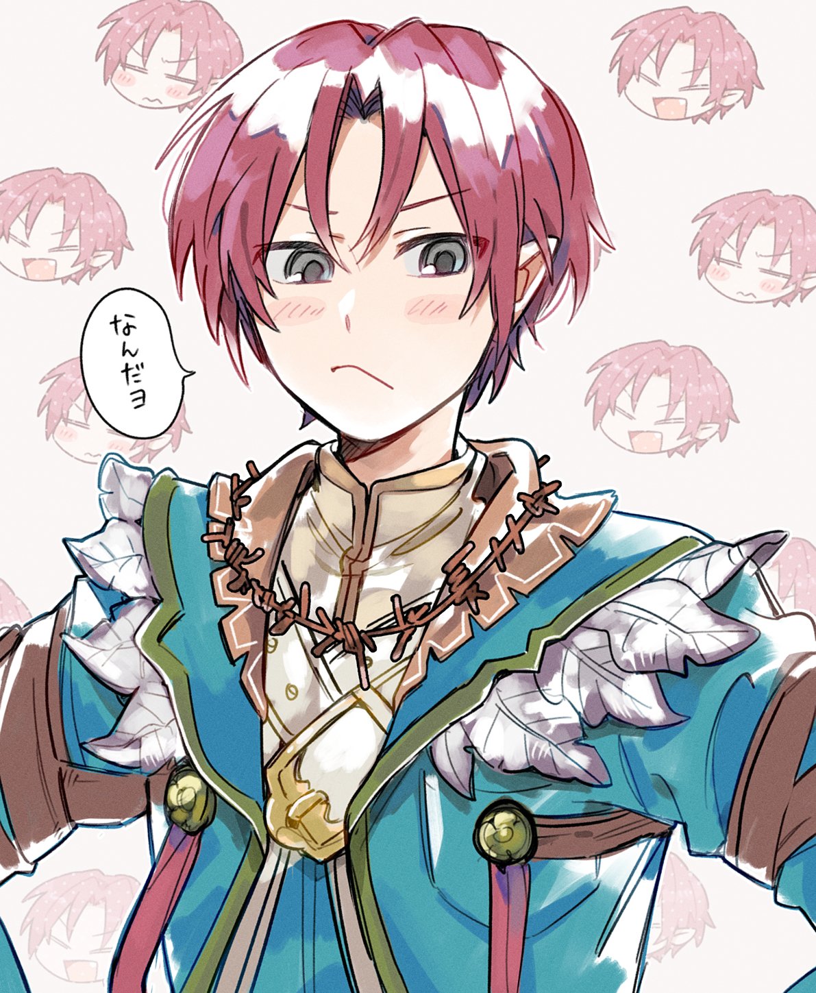 The Big ImageBoard (TBIB) - 1boy blue jacket blush chibi chibi inset ...