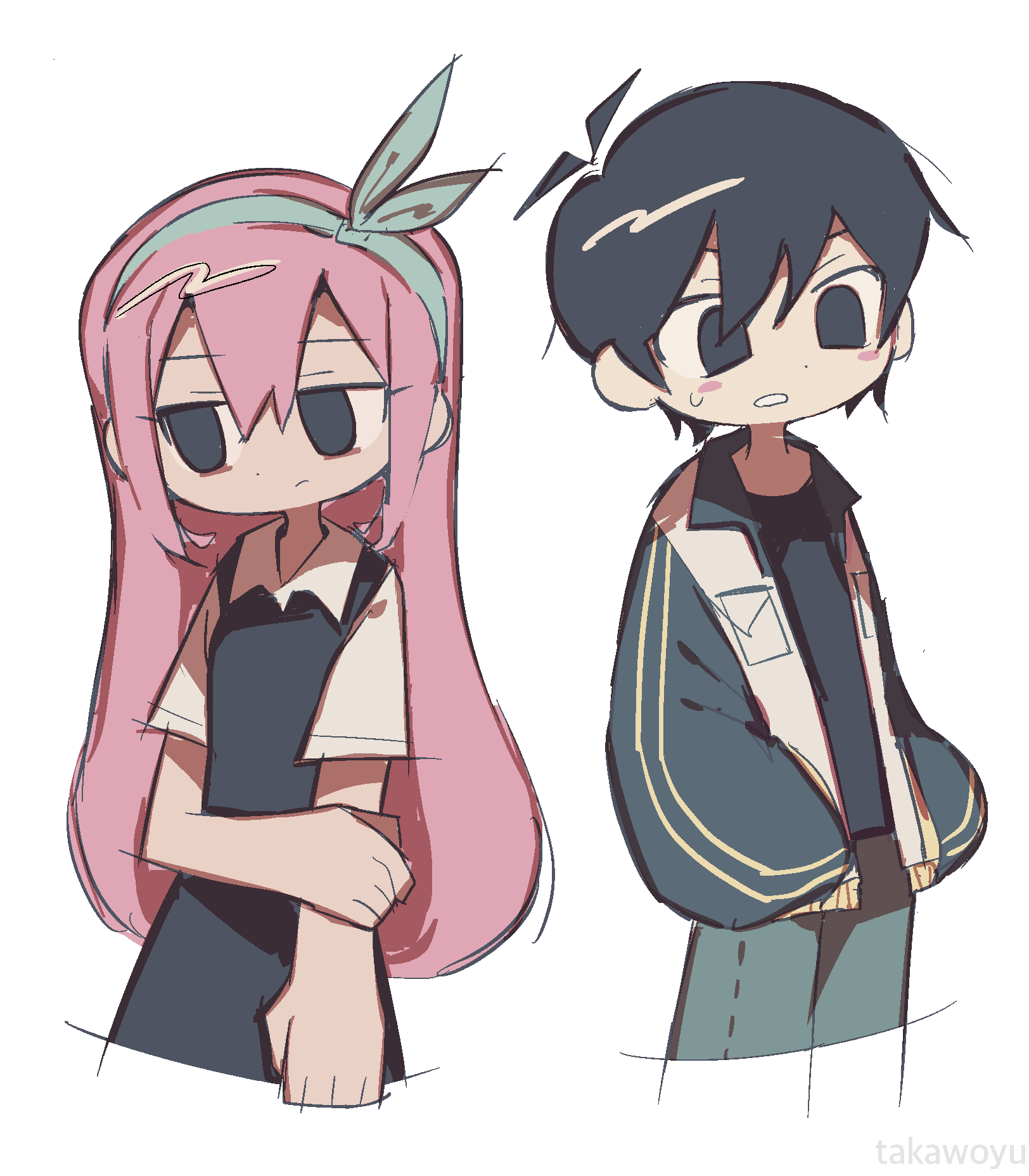 The Big ImageBoard (TBIB) - 1boy 1girl alternate costume aubrey (faraway) (omori) aubrey (omori ...