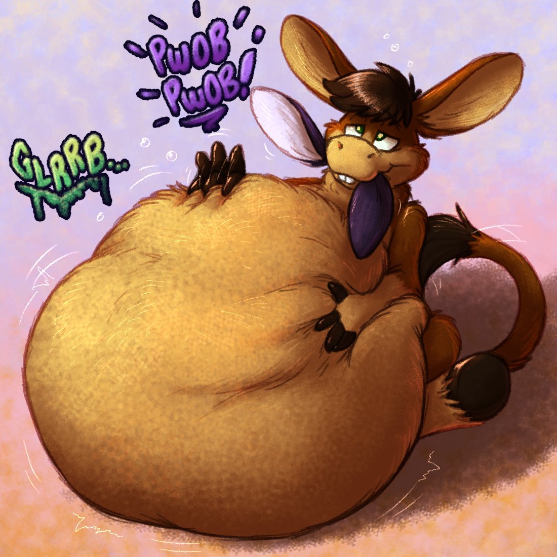 The Big ImageBoard (TBIB) - 4 fingers ambiguous gender ambiguous prey anthro asinus belly brown ...