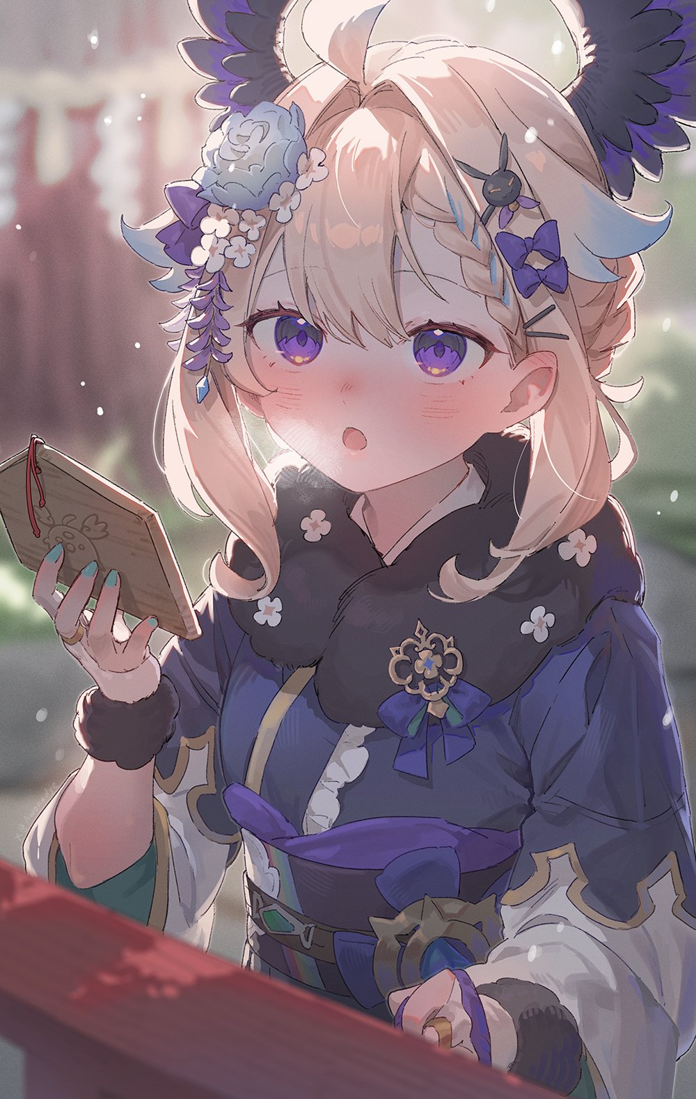 The Big ImageBoard (TBIB) - 1girl :o ahoge aloupeep (enna alouette) aqua nails az (zero ...