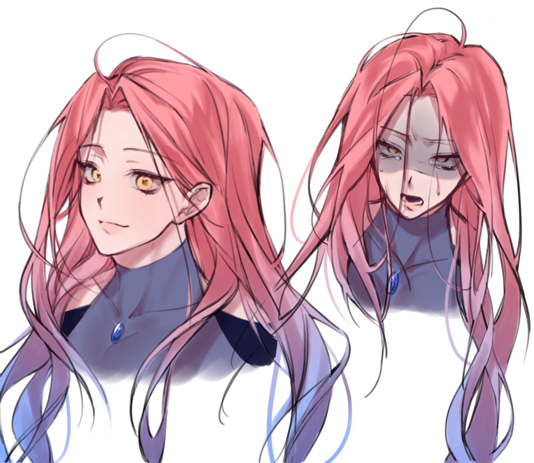 The Big ImageBoard (TBIB) - 1girl alien stage blue hair closed mouth ...