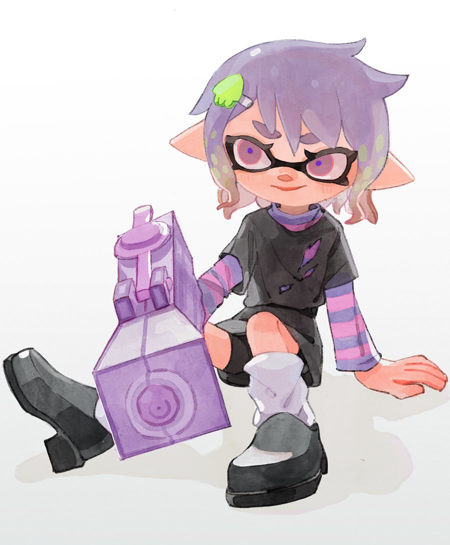 The Big ImageBoard (TBIB) - 1girl black shirt black shorts boots full ...