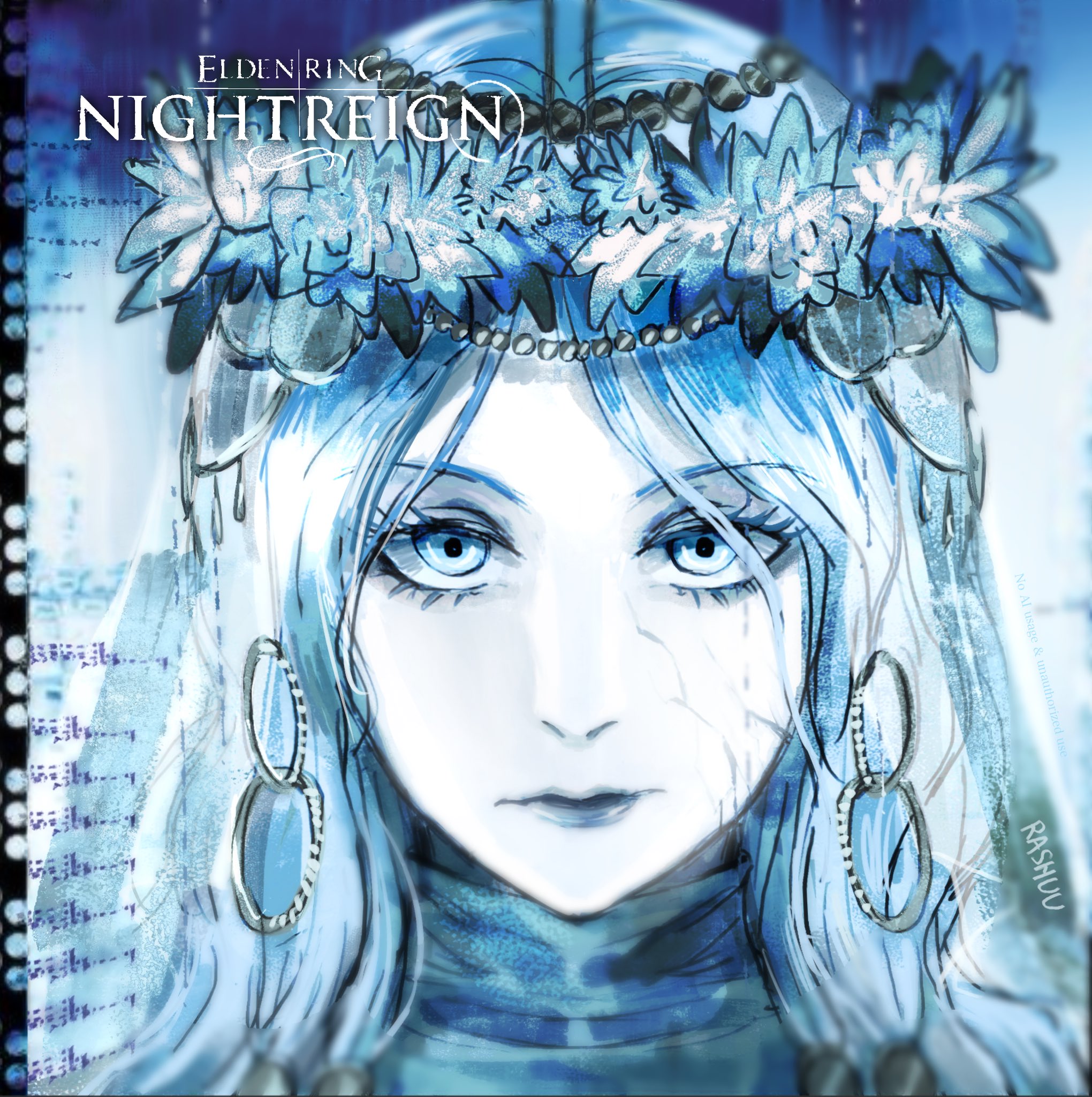 The Big ImageBoard (TBIB) - 1girl album cover album cover redraw blue ...