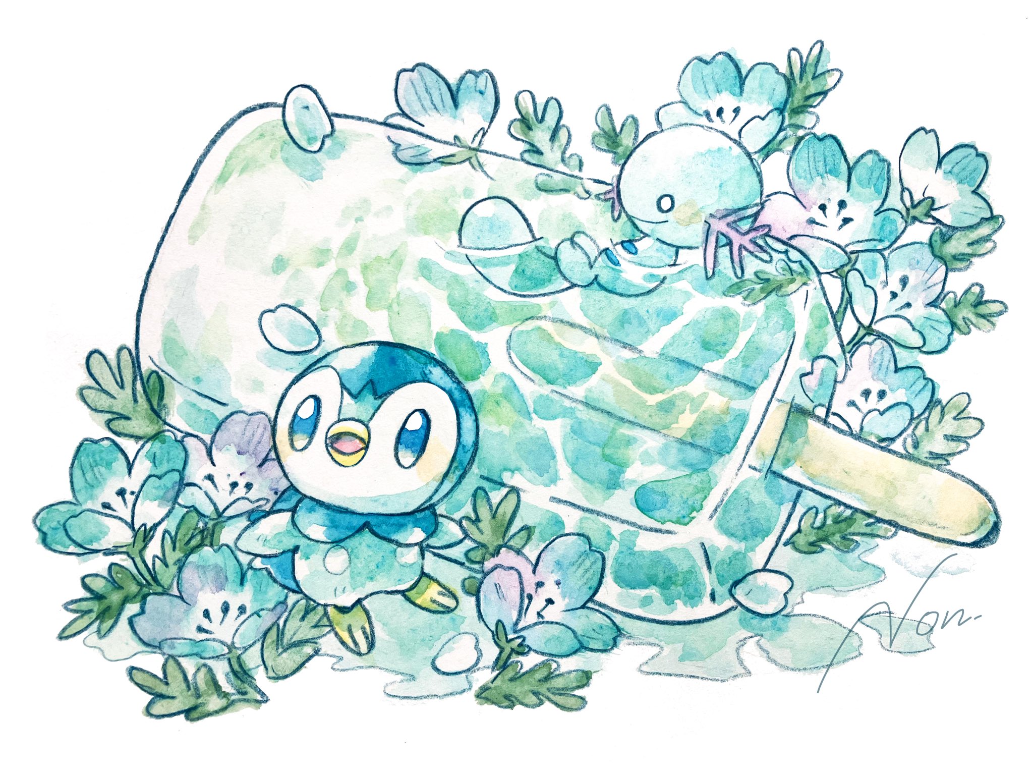 The Big ImageBoard (TBIB) - blue flower flower food highres no humans ...