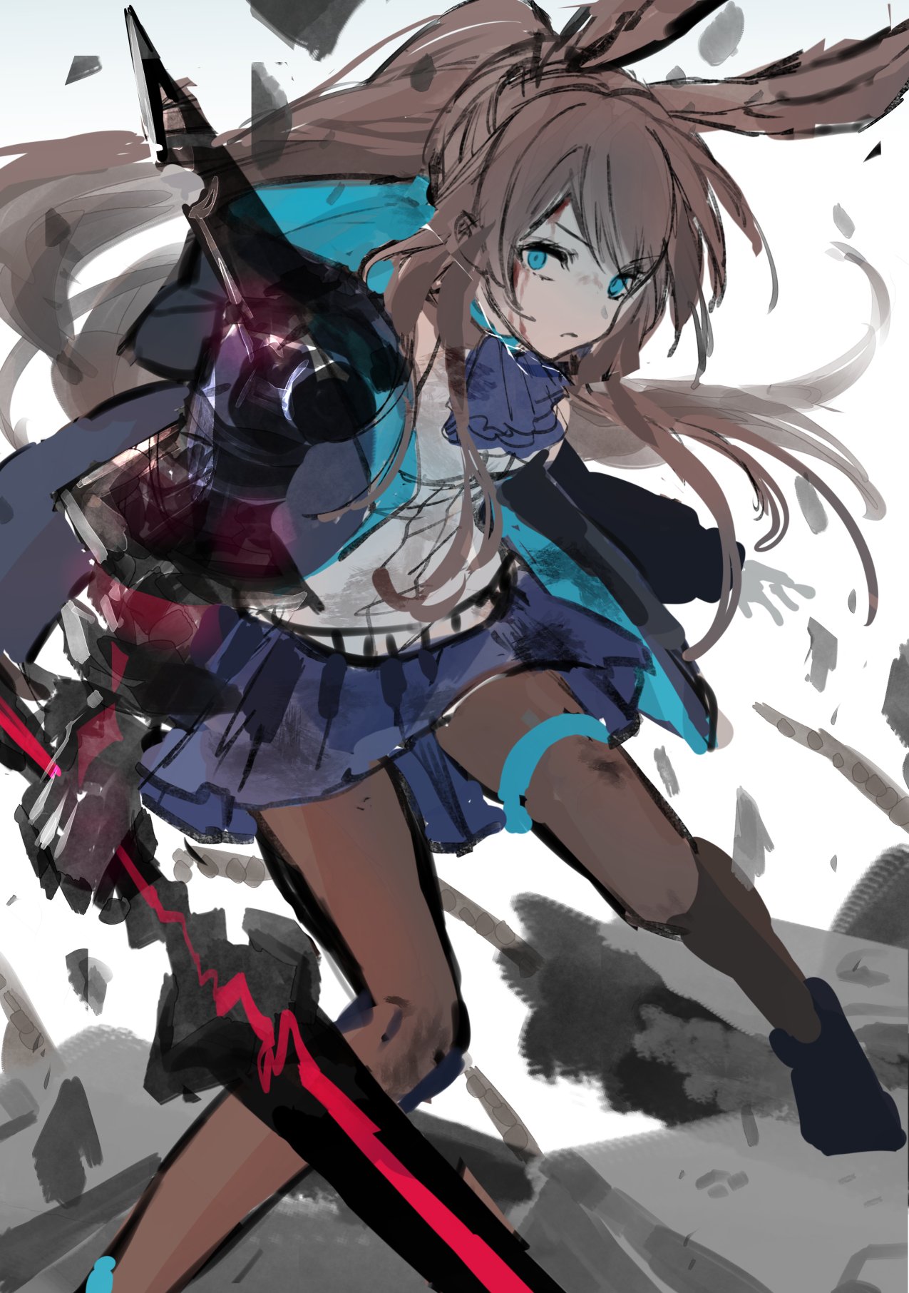 The Big ImageBoard (TBIB) - 1girl amiya (arknights) amiya (guard ...