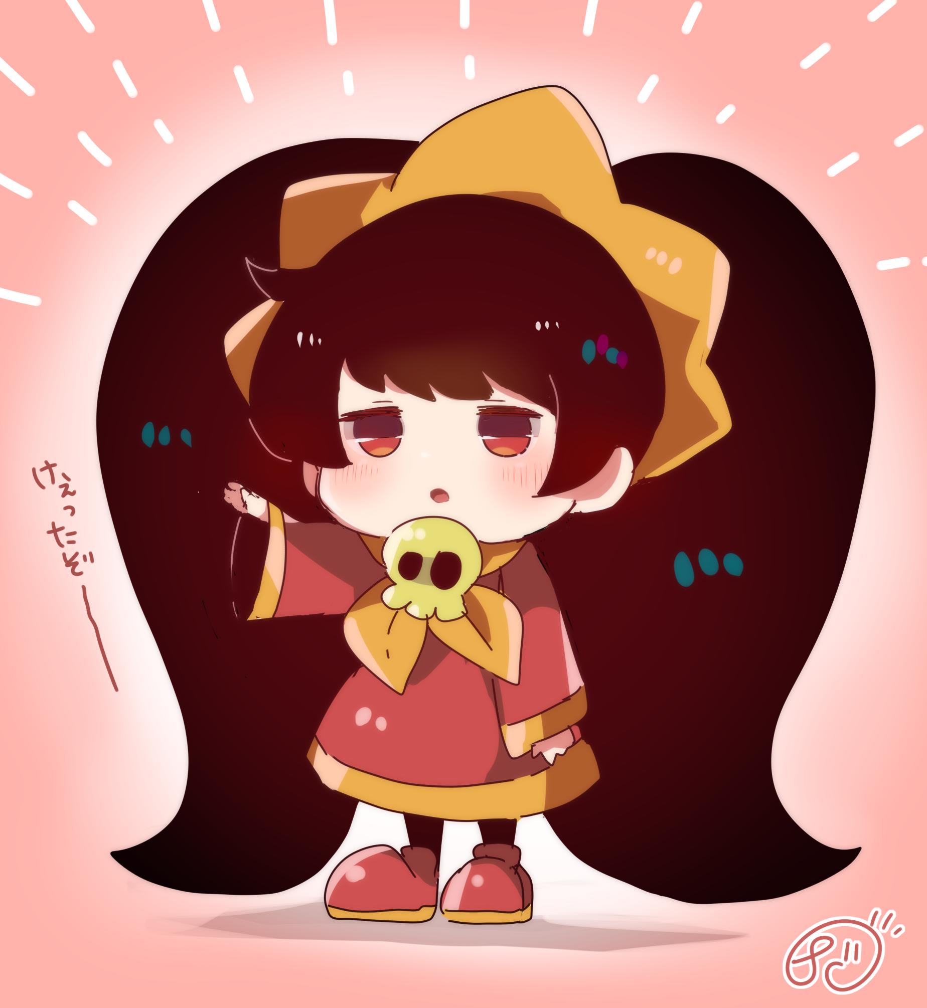 The Big ImageBoard (TBIB) - 1girl :o ashley (warioware) bangs black ...