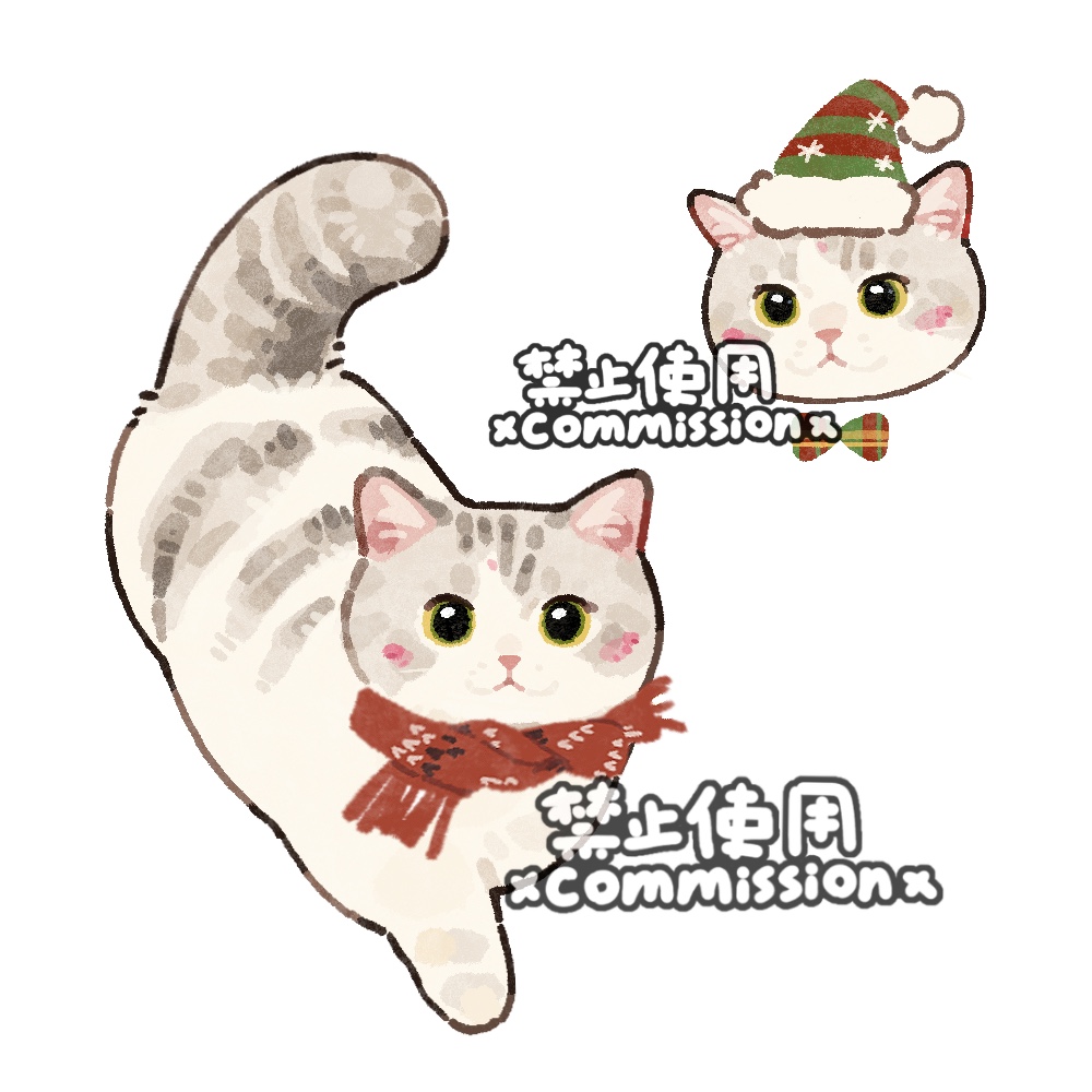 The Big ImageBoard (TBIB) - animal focus bow cat commission hat hat ...