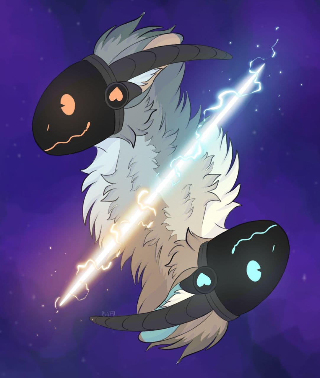 The Big ImageBoard (TBIB) - ambiguous gender anthro cosmic background ...