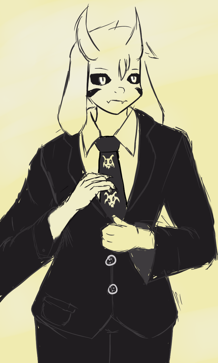The Big Imageboard Tbib 35 Anthro Asriel Dreemurr God Form Black Clothing Black Jacket