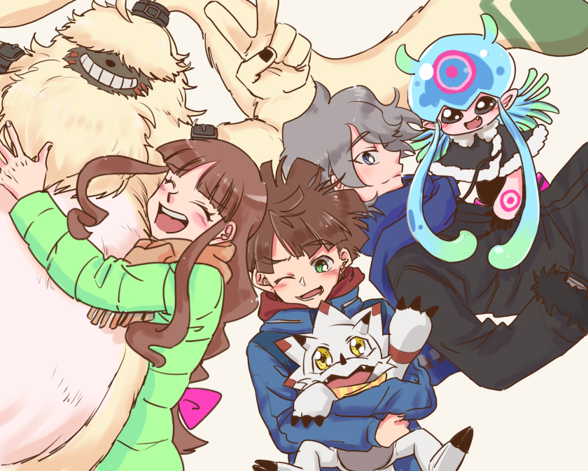 The Big ImageBoard (TBIB) - 5:4 angoramon anthro bandai namco blush brown hair clothing coat ...