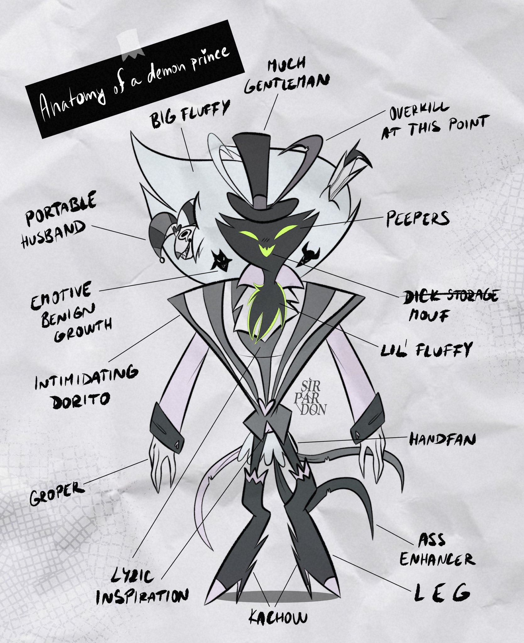 The Big ImageBoard (TBIB) - anatomy of asmodeus (helluva boss) boots ...