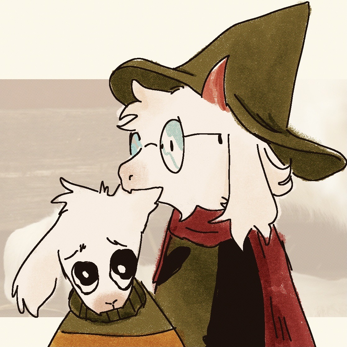 The Big ImageBoard (TBIB) - 1:1 2 horns anthro asriel dreemurr bite ...