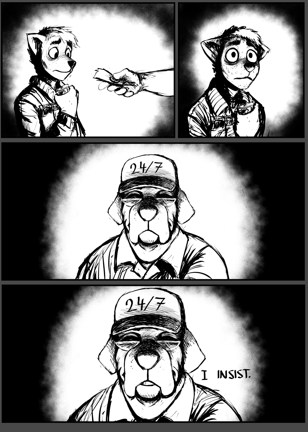 The Big ImageBoard (TBIB) - 2021 anthro black and white canid canine ...