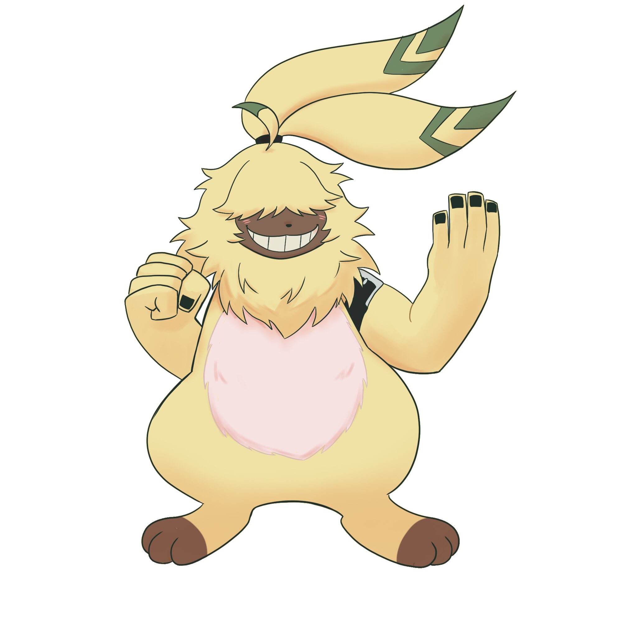 The Big ImageBoard (TBIB) - 1:1 ahoge ambiguous gender angoramon anthro bandai namco belt ...