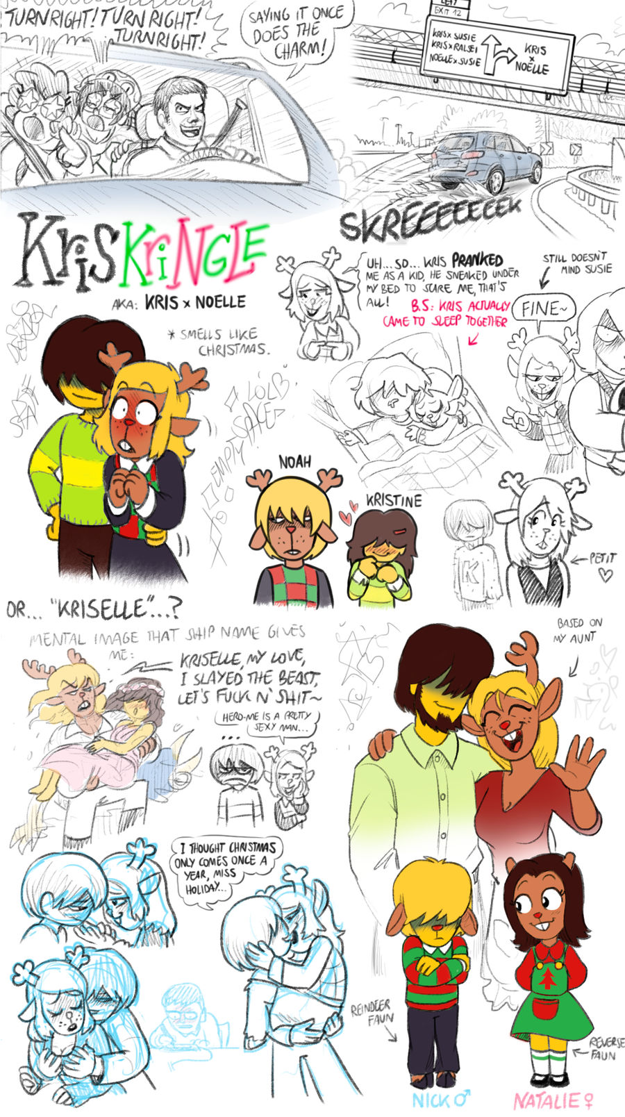 The Big Imageboard Tbib Aged Up Anthro Antlers Blonde Hair Blush